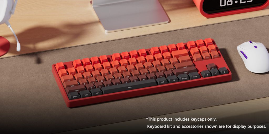 PBT Shine-through Keycaps – Perfect for Custom Keyboards - Veekos